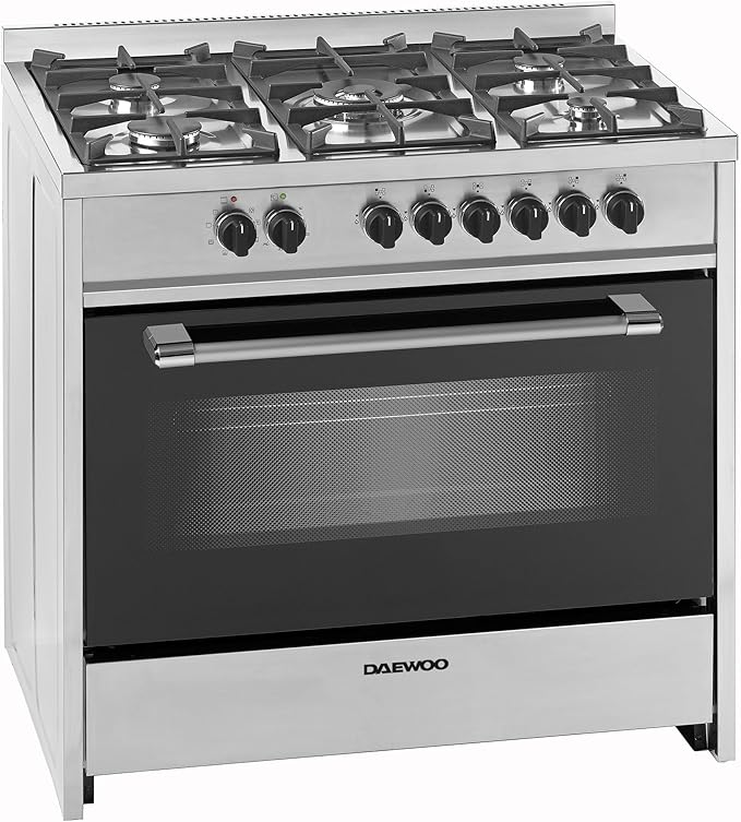 Daewoo 5 Burner Multifunction Gas Cooker DGE-S965HE