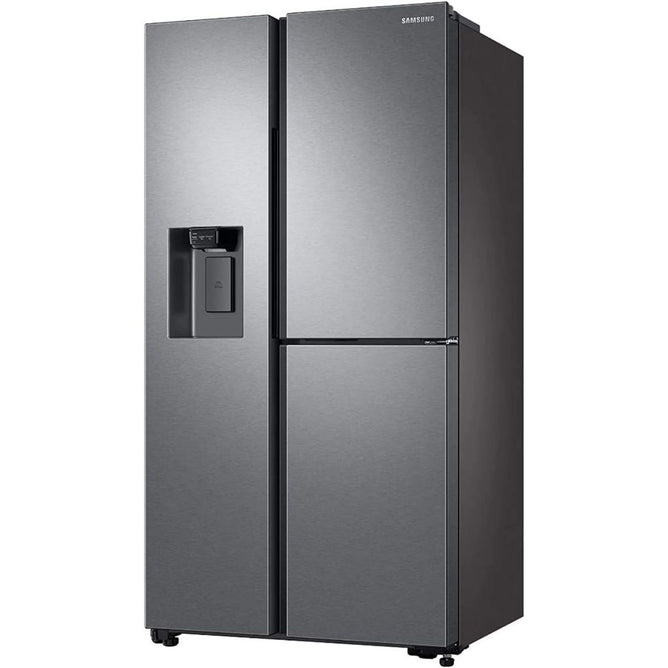 Samsung 650 Liters Side By Side Refrigerator with Ice Maker, Silver